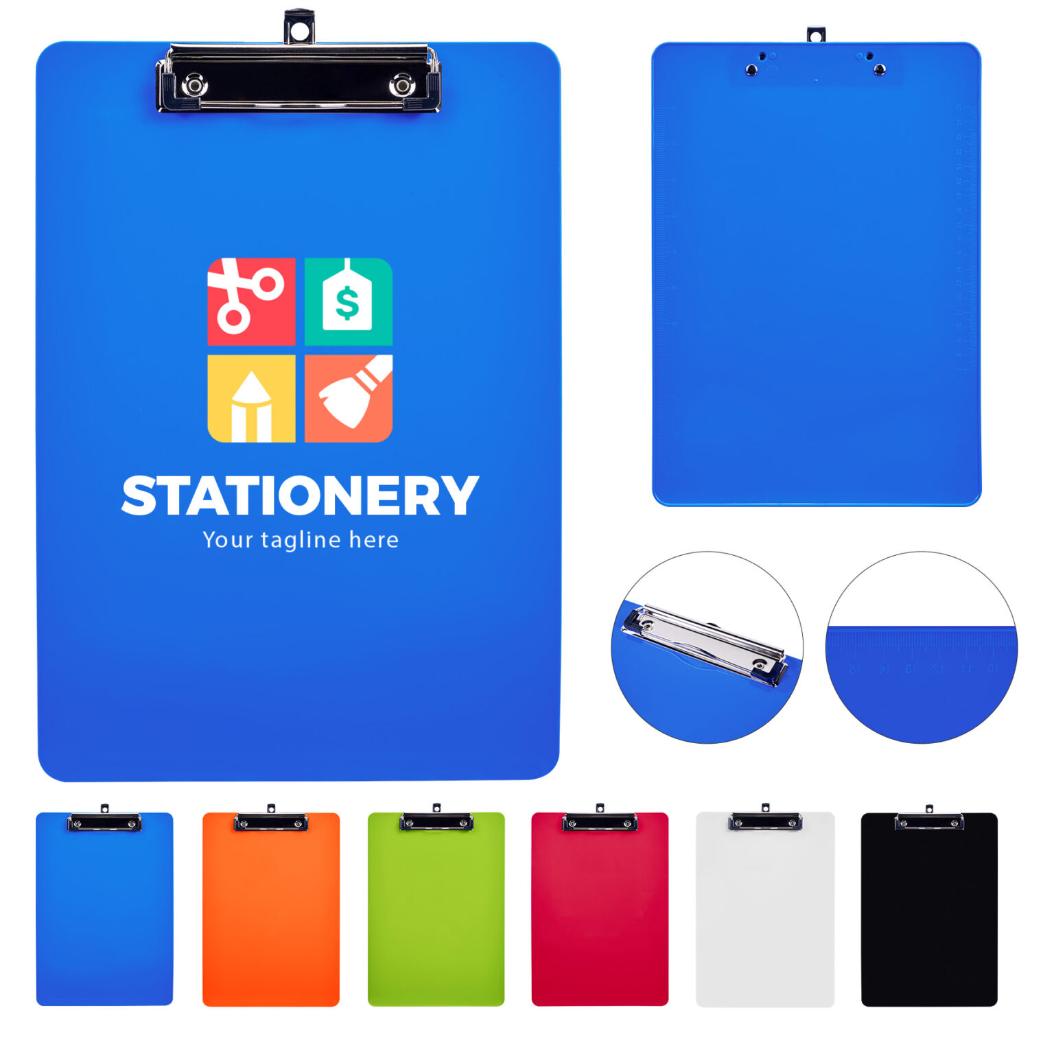 Letter Size Plastic Clipboard - Rottrex - Custom Promotional Products ...